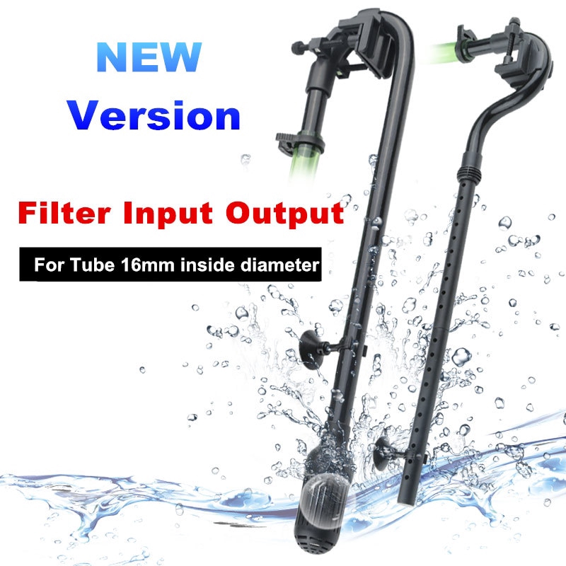 External Aquarium Filter Canister Input Output Tube Fish Tank Inlet ...