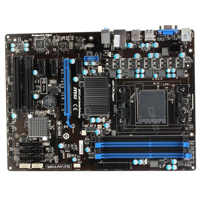 MSI AM3+ (Free Gifts!!) Biostar 960 ATX Gaming Motherboard (4 RAM slots ...