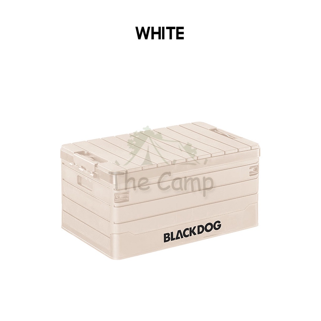 Blackdog Camping Folding Storage Box 60L Foldable Multipurpose Black ...