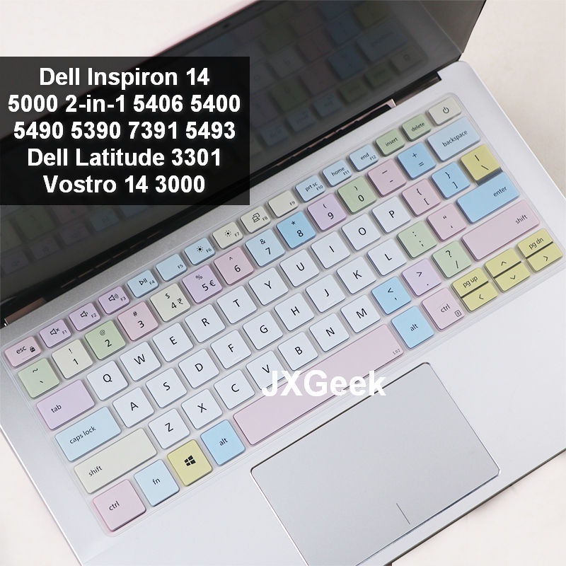 14 Inch Silicone Keyboard Cover Dell Inspiron 14 5000 2-in-1 5406 5400 ...
