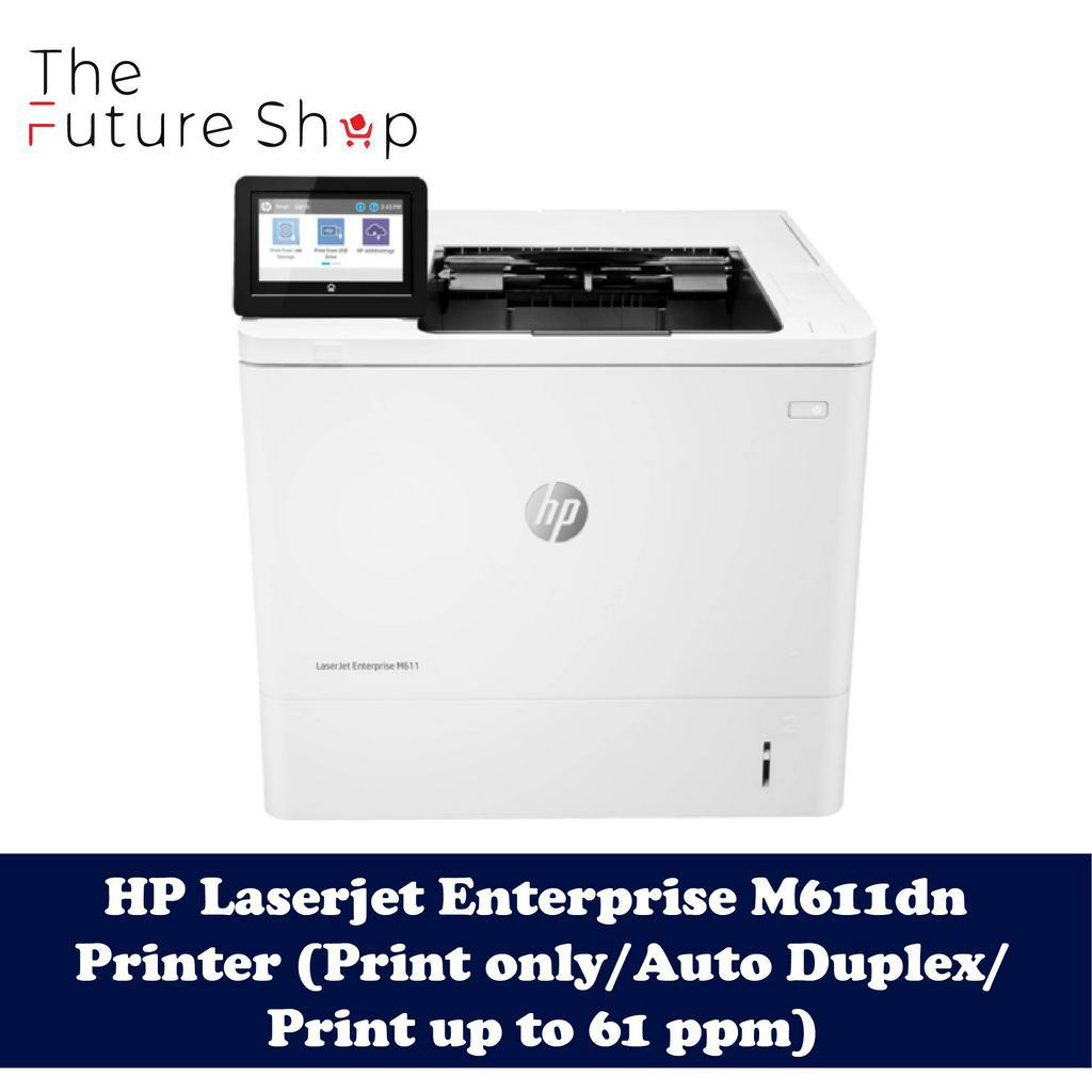 HP LASERJET ENTERPRISE M611DN - Mono/Print only/Auto Duplex/Up to 61ppm ...