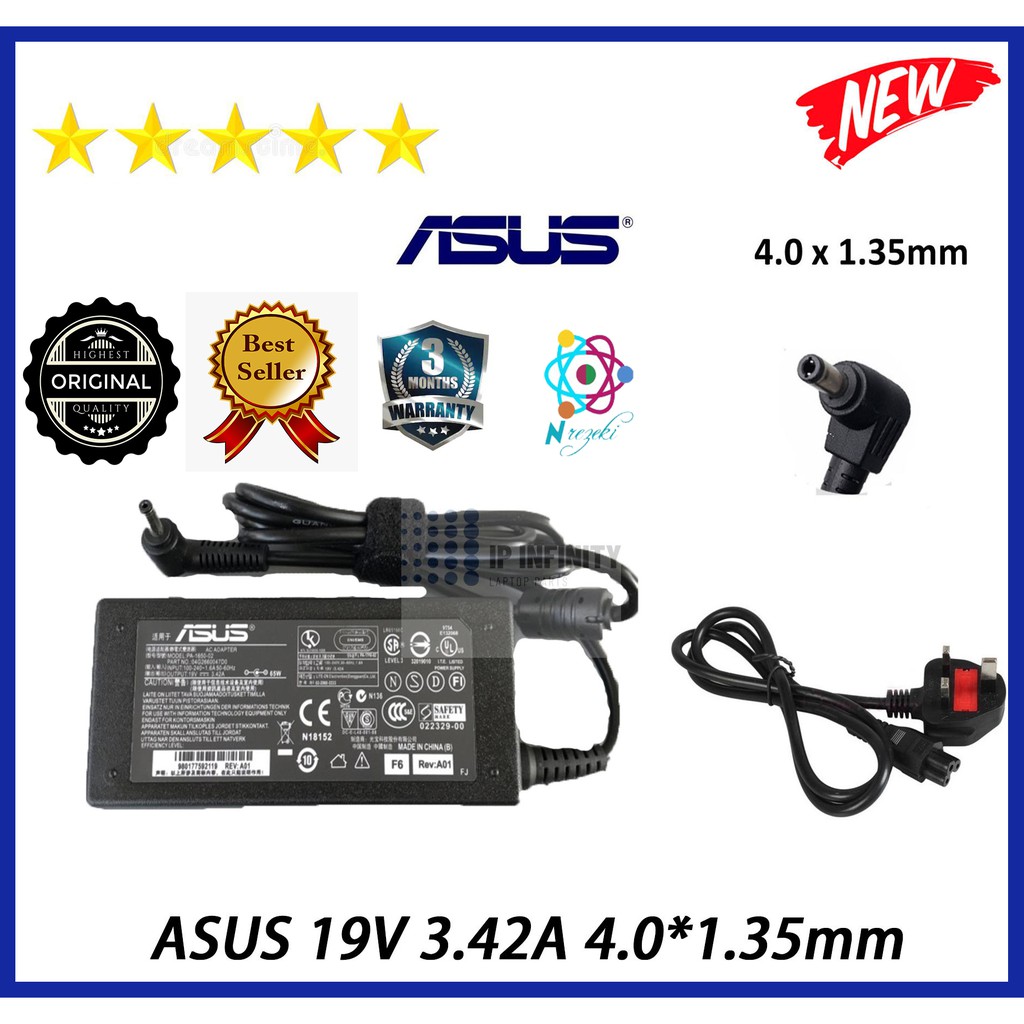 ASUS A409F A456U A556U A456 vivobook s14 X556UB UX32VD UX305 19V 3.42A ...