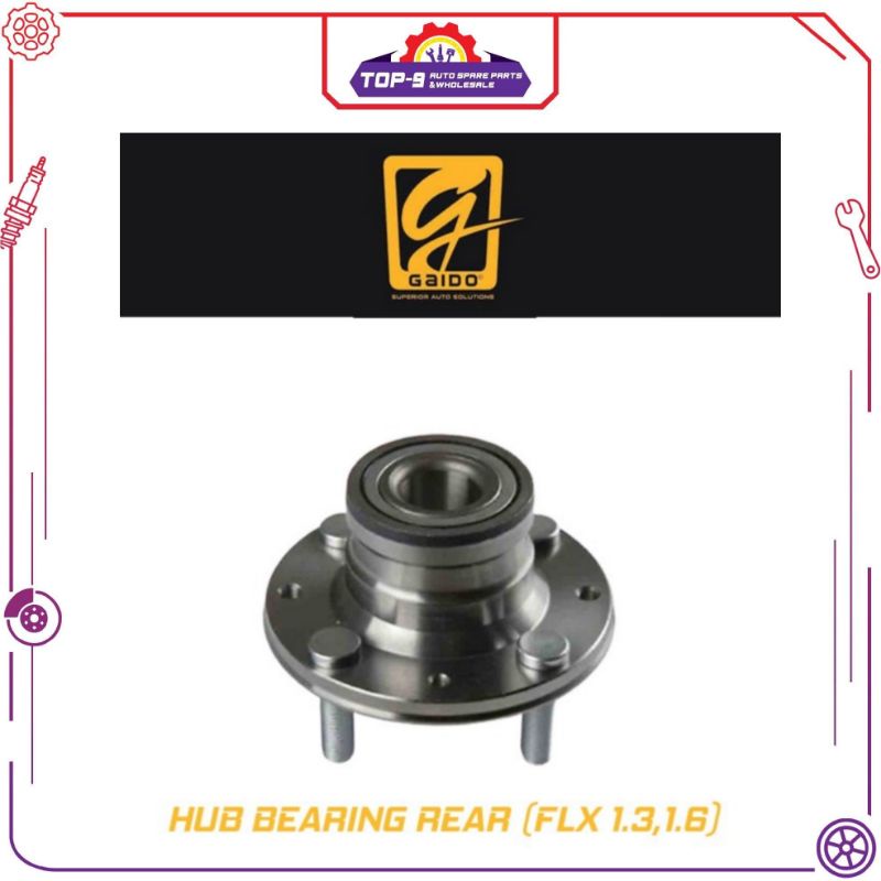 100% ORIGINAL GAIDO PROTON SAGA BLM FLX / SAGA VVT 1.3CC REAR WHEEL ...