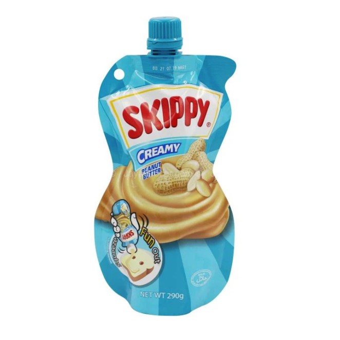 Skippy Creamy Peanut Butter Squeeze Pouch 290g | Shopee Malaysia
