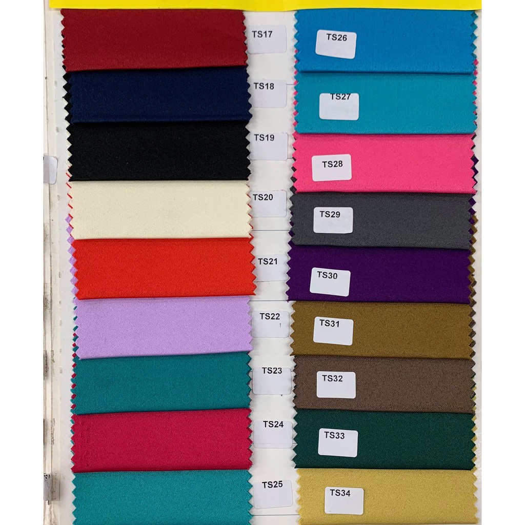 (17-41) MAT SATIN FABRIC WIDTH 60" / KAIN MAT SATIN BIDANG 60" (Price ...