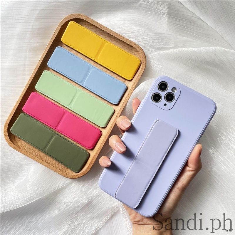 Simple Solid Back Stickers Plain Color Grip Griptok Square Phone Holder ...