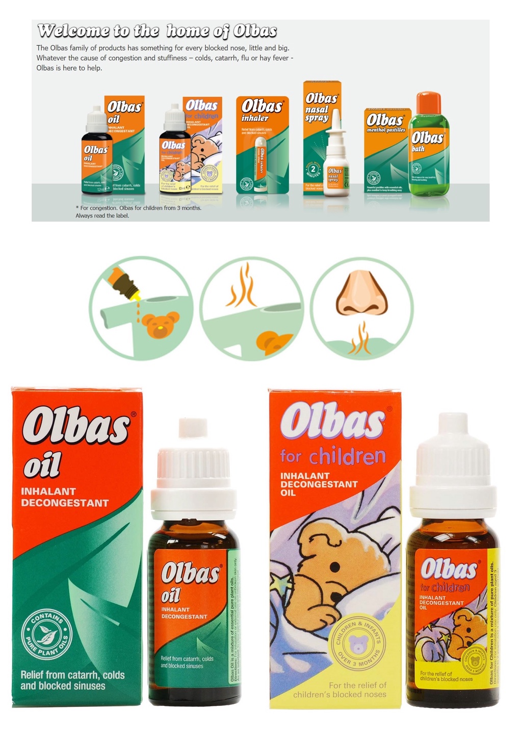 🔥 OFFER 🔥 Olbas Oil for Adults Inhalant Nose Decongestant Essential Oil ...