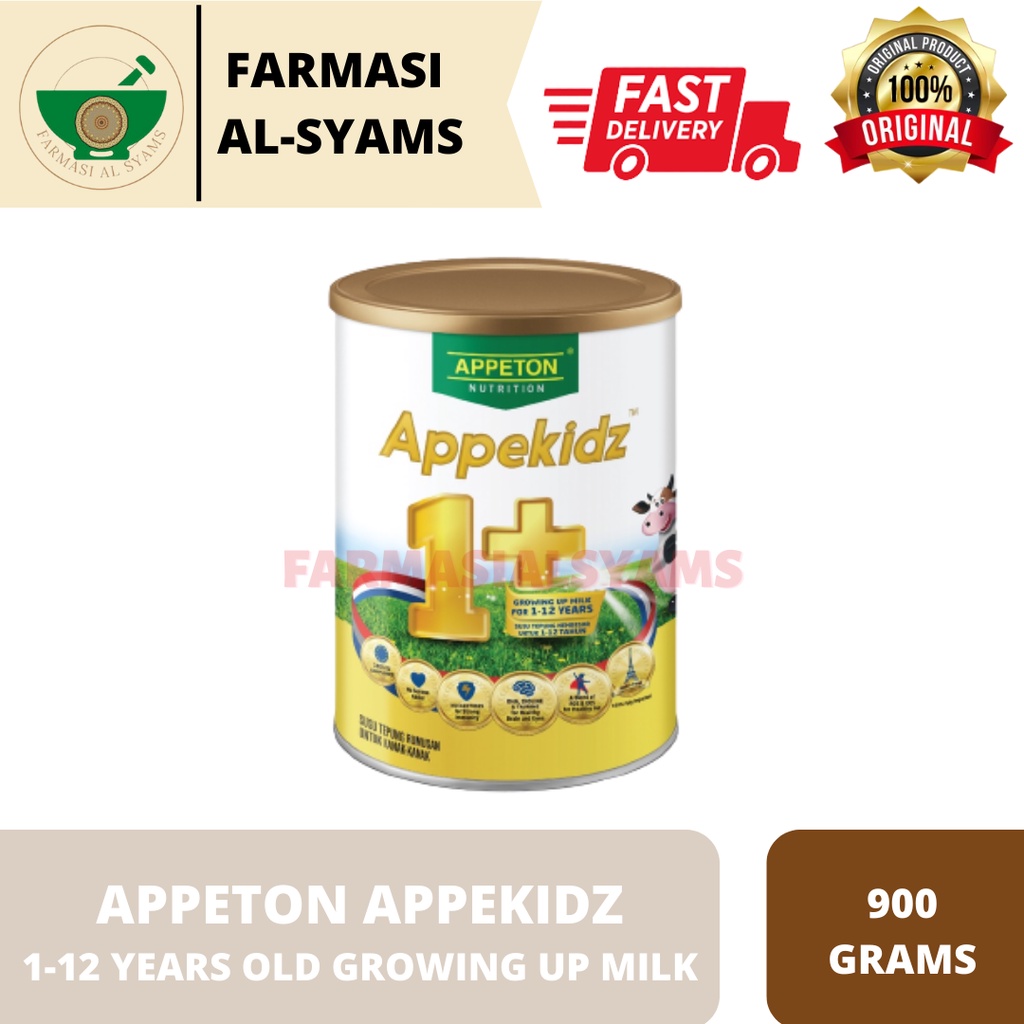 APPETON APPEKIDZ1-12 YEARS OLD GROWING UP MILK 900G | Shopee Malaysia