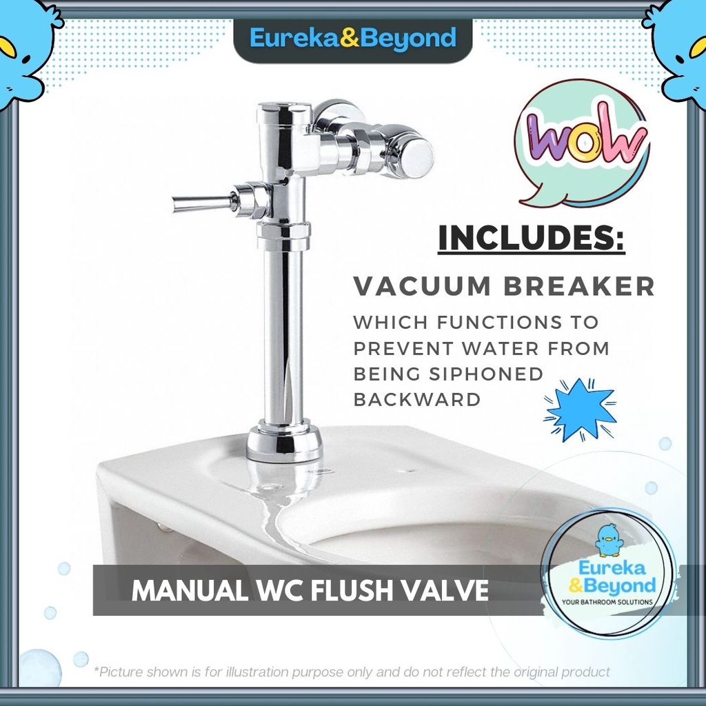 𝗪𝗖 𝗙𝗟𝗨𝗦𝗛 𝗩𝗔𝗟𝗩𝗘 - FELICE 𝗛𝗲𝗮𝘃𝘆 𝗗𝘂𝘁𝘆 WC Exposed Manual Flush Valve with ...