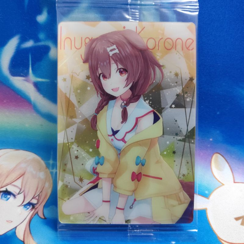 Bandai Hololive Wafer Card Collection Vol.1 Volume 1 Biscuit Cover Corporation Hololive Shokugan ...