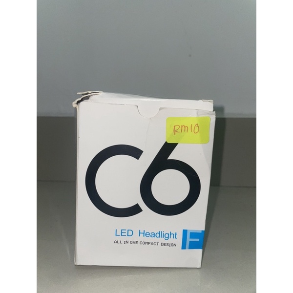 C6 LED HEADLIGHT (ALL IN ONE COMPACT DESIGN) | Shopee Malaysia