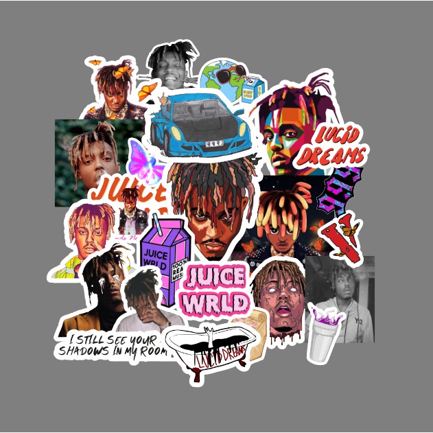 Juice Wrld Sticker Pack - Waterproof Laminated | Shopee Malaysia
