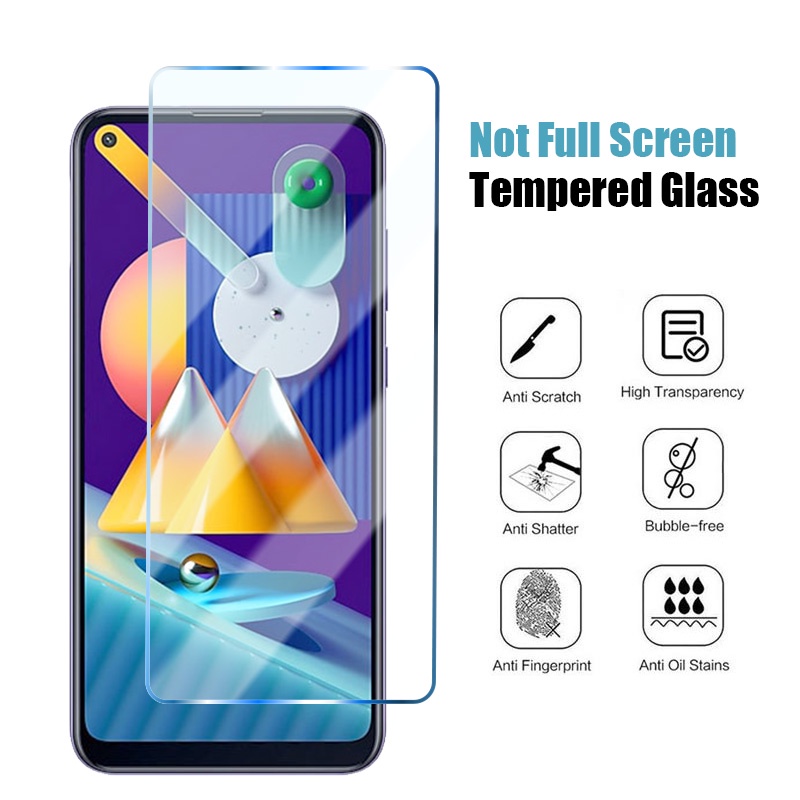 HD Tempered Glass For Samsung Galaxy M02 M02S M10 M21 M21S M31 M30S M30 M22 M23 M32 M33 M52 M52 ...