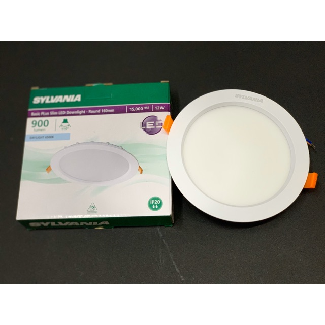 SYLVANIA 12W Slim LED Downlight - Round 160mm | Shopee Malaysia