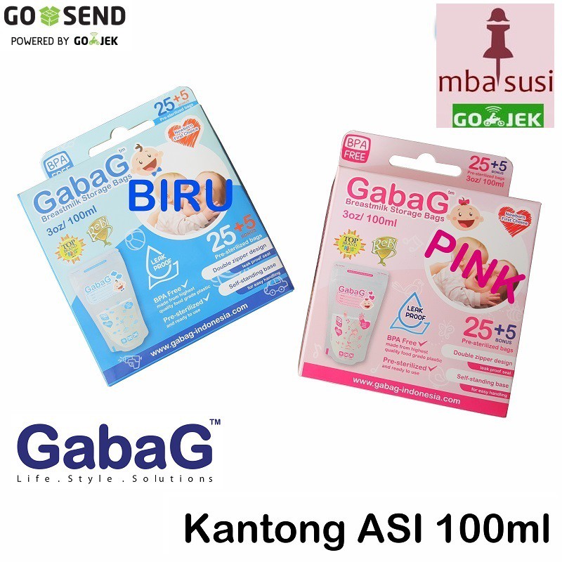 Gabag 100ml/plastic Breast Milk Storage Bag 100ml/Breastmilk Gabag ...