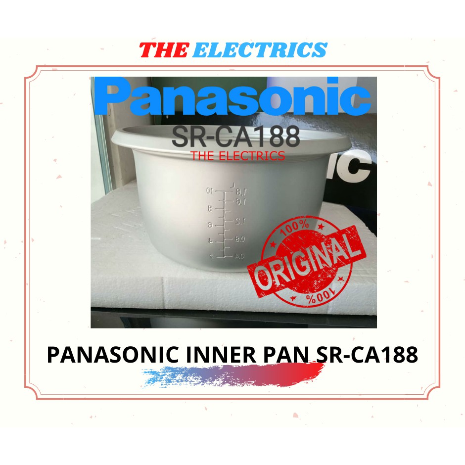 [SPARE PARTS] PANASONIC ORIGINAL 1.8L RICE COOKER INNER PAN SR-CA188 ...