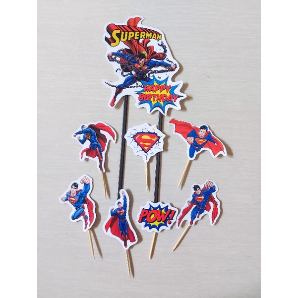 Superman TOPPER / SUPERMAN CAKE TOPPER / SUPERMAN TOPPER / SUPERMAN ...