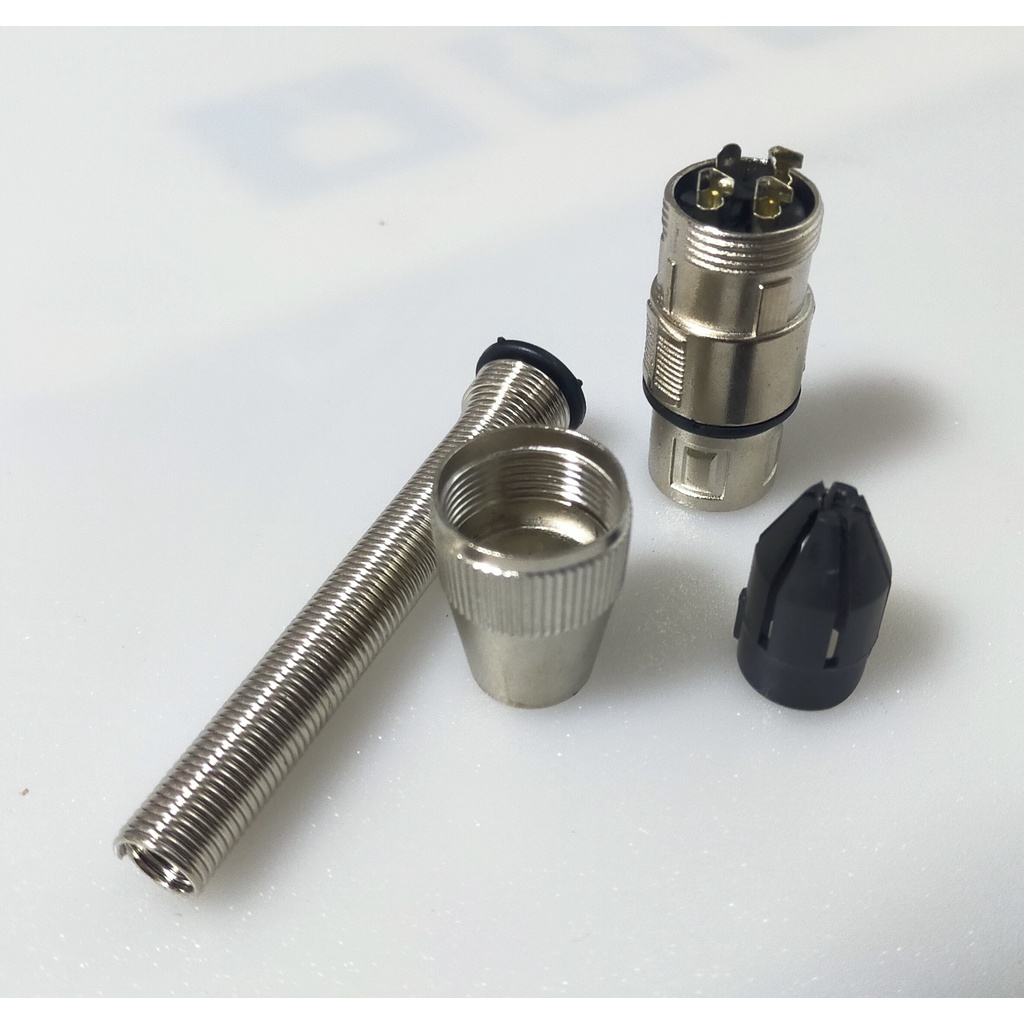 Microphone Connector With Long Spring PL-55 and XLR Female | Shopee ...