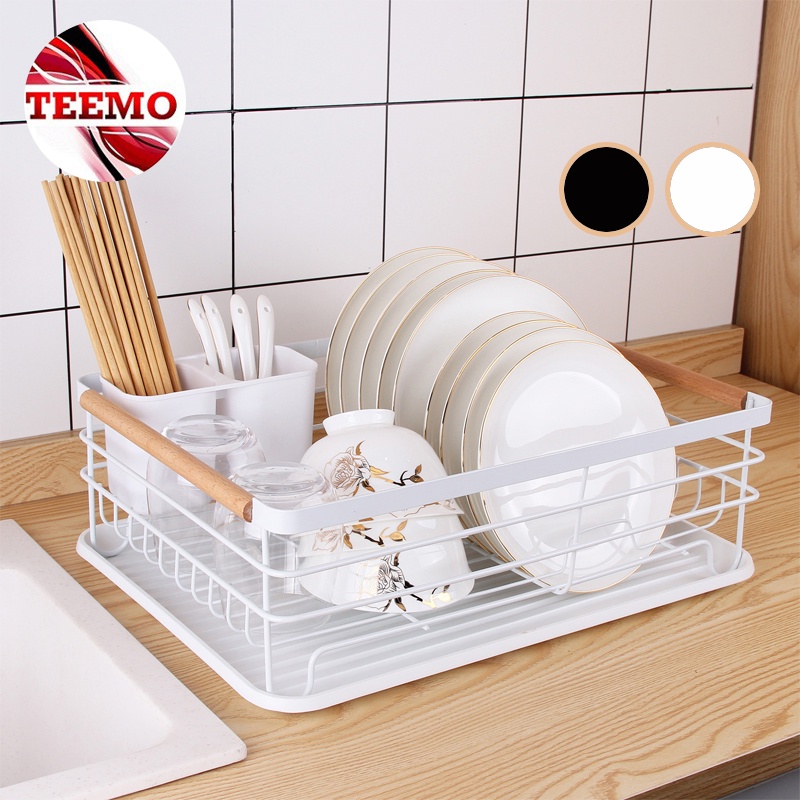 Teemo Single Layer Japanese Style Kitchen Storage Dish Rack Multi ...