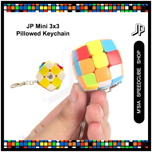[JPEARLY] JP Mini 3x3 Pillowed Keychain | Speedcube Collection | Shopee ...