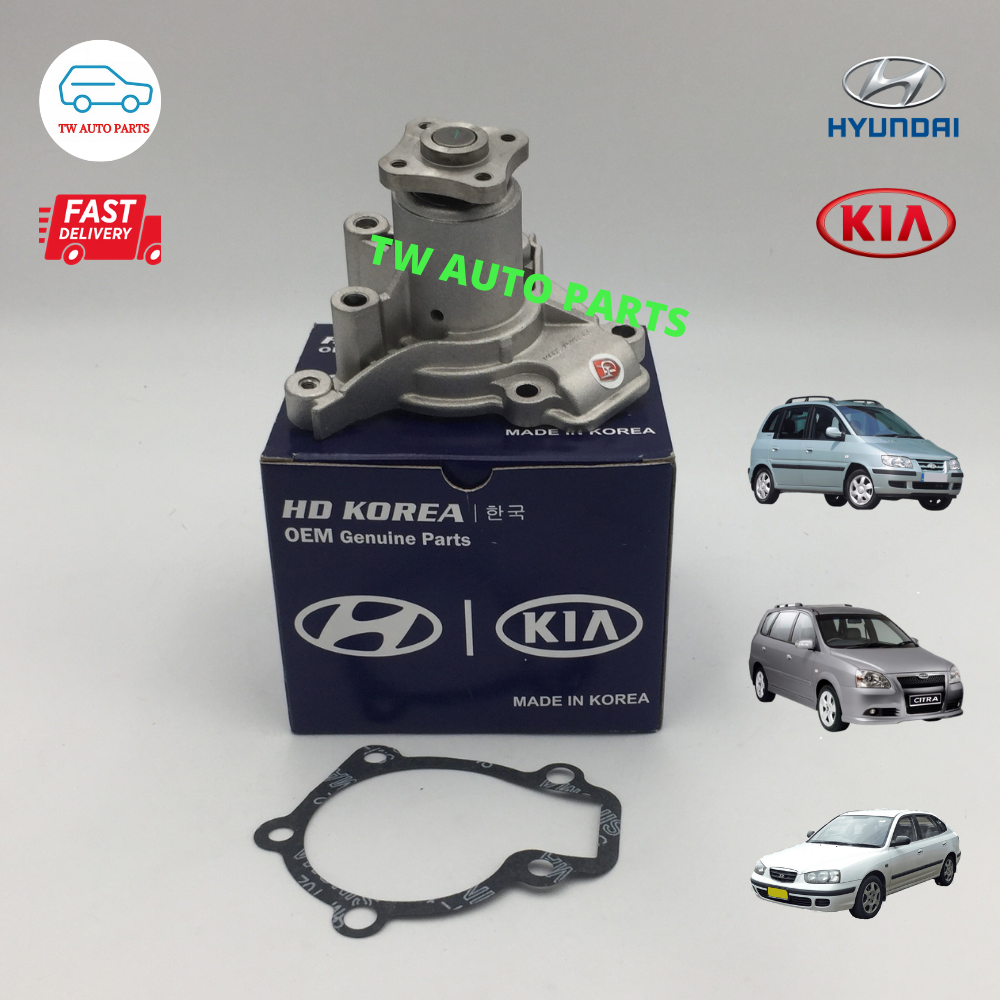 HYUNDAI & KIA ENGINE WATER PUMP FOR NAZA CITRA/ SPORTAGE KM/ TUCSON JM ...