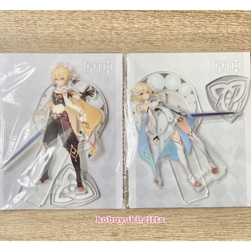 Official Genshin Impact Acrylic Standee Stand Aether Lumine Traveler ...