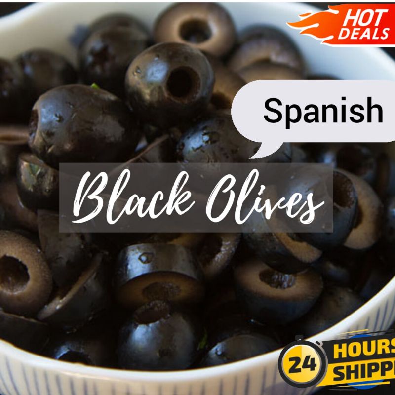 Olive Zaitoon Black Spanish 3kg | Shopee Malaysia
