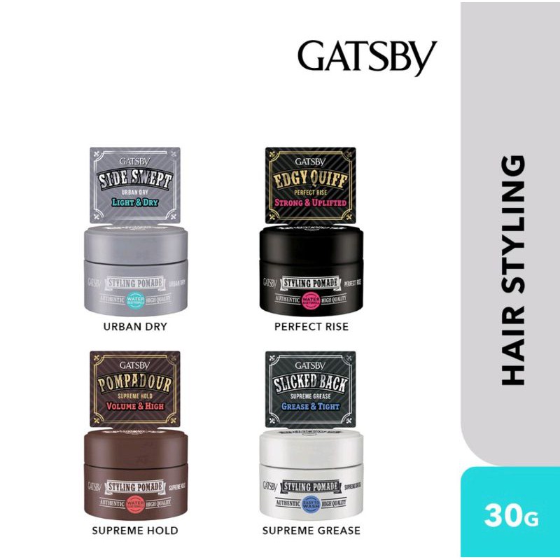 Gatsby Styling Pomade Perfect Rise Supreme Hold 30g | Shopee Malaysia
