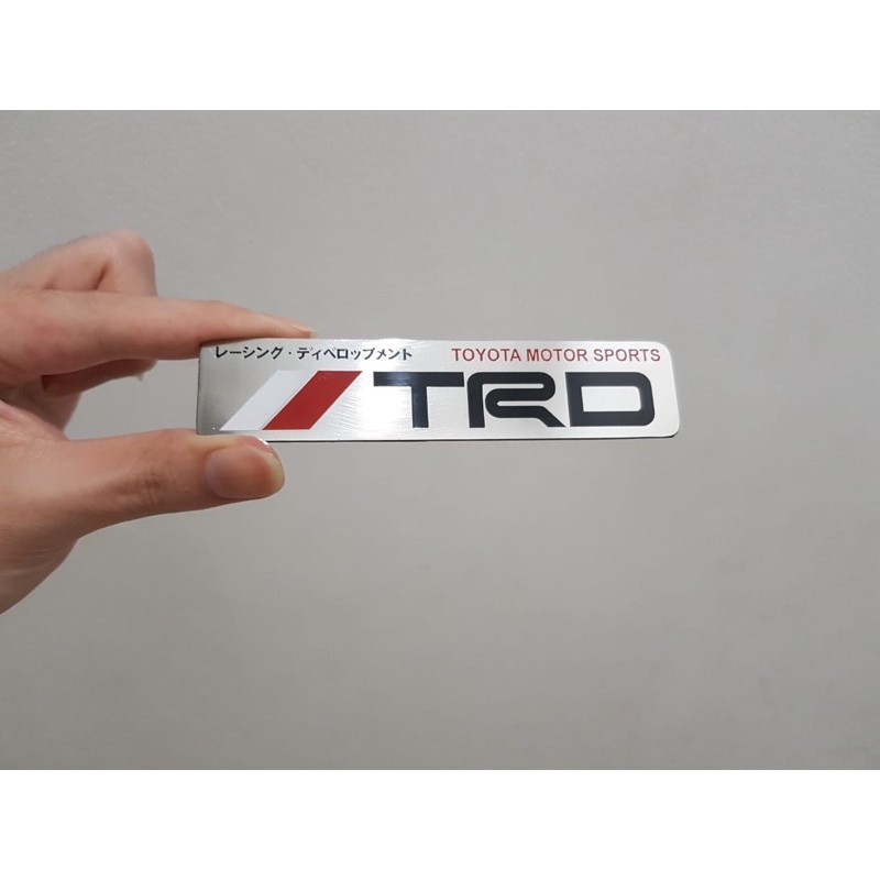 Toyota TRD toyota motorbike sports car plate Emblem | Shopee Malaysia