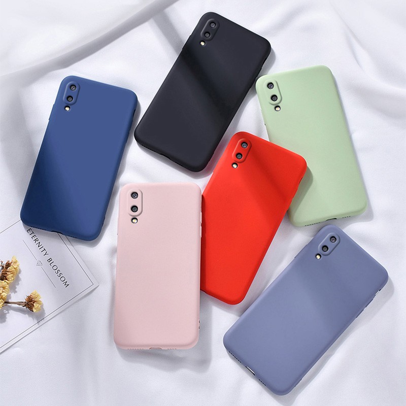 Samsung A02 Case Liquid Silicone Soft Candy Color Plain TPU Samsung ...
