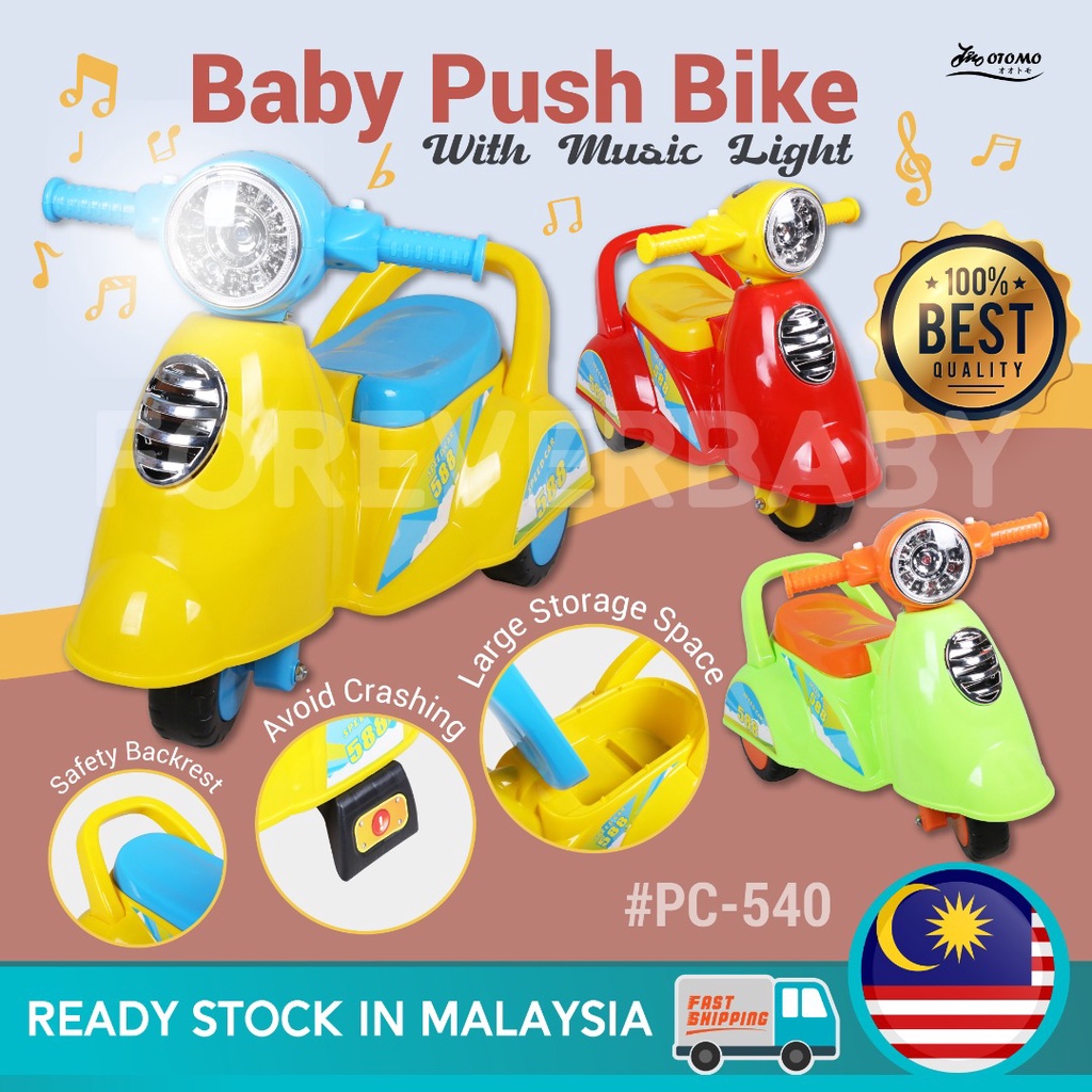 READY STOCK Push Car Kanak-Kanak Mainan Ride On Push Car Kereta Mainan ...