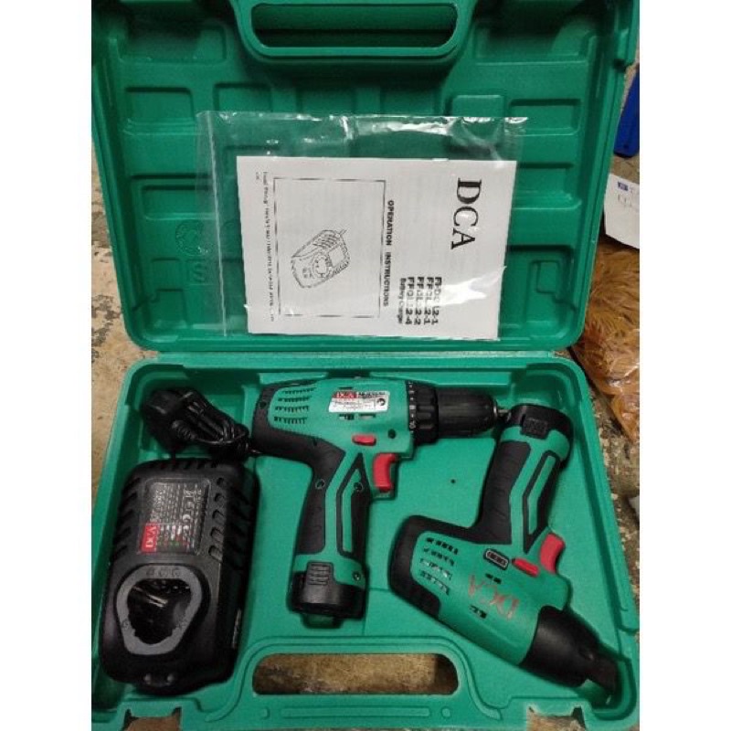 DCA ADKIT01 ADPL02-8 12V CORDLESS IMPACT DRIVER ADJZ10-10 12V CORDLESS ...