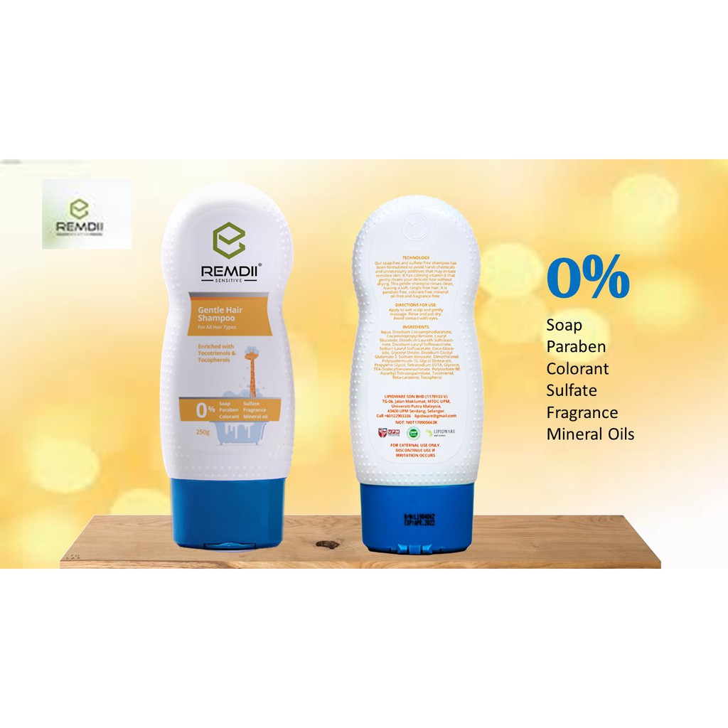 REMDII Gentle Hair Shampoo 250g | Shopee Malaysia