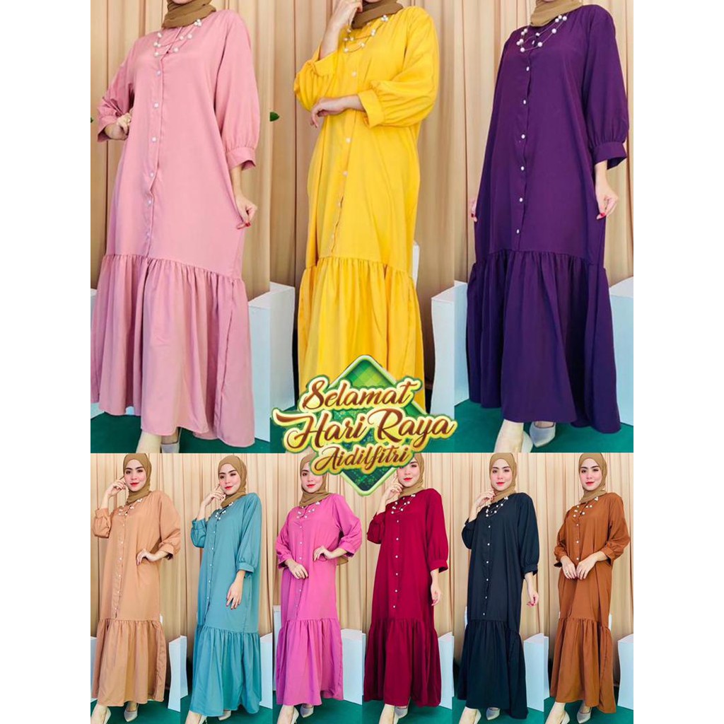 🔥JUBAH RAYA🔥 BASIC JUBAH, JUBAH ROPOL, JUBAH FULL BUTTON, DRESS ROPOL ...