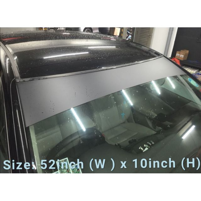 Car Windscreen Sticker Matt Black for Outside car | Shopee Malaysia