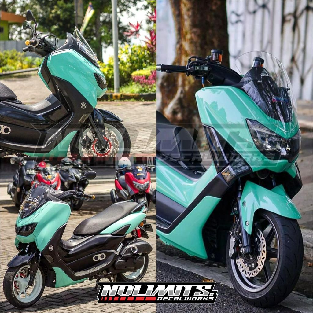 HIJAU Decal POLOS NMAX NEW & OLD FULLBODY MINT Green Color/TOSCA GLOSSY ...
