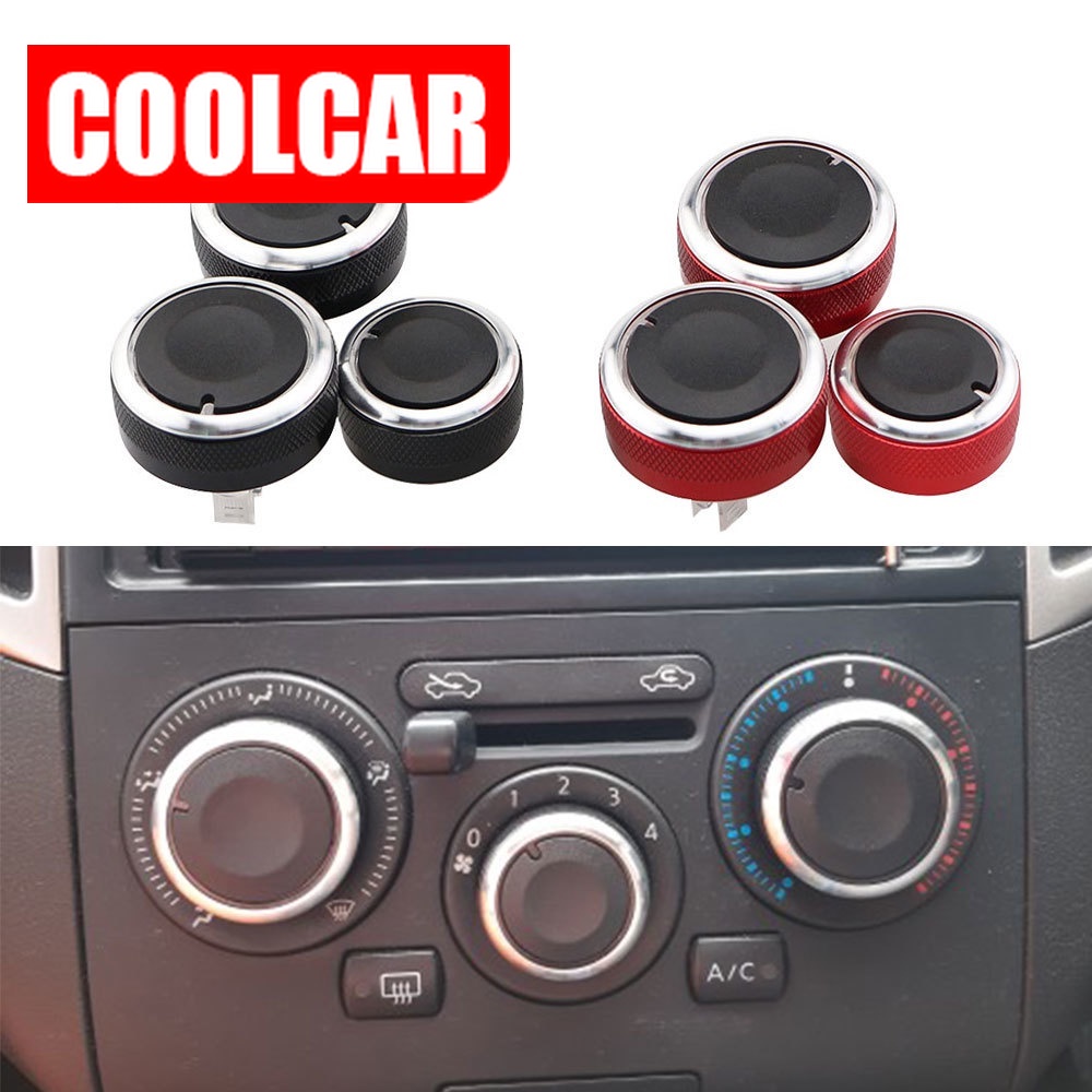 Aluminum alloy air condition knob AC Knob for Nissan TIIDA VN200 LIVINA ...