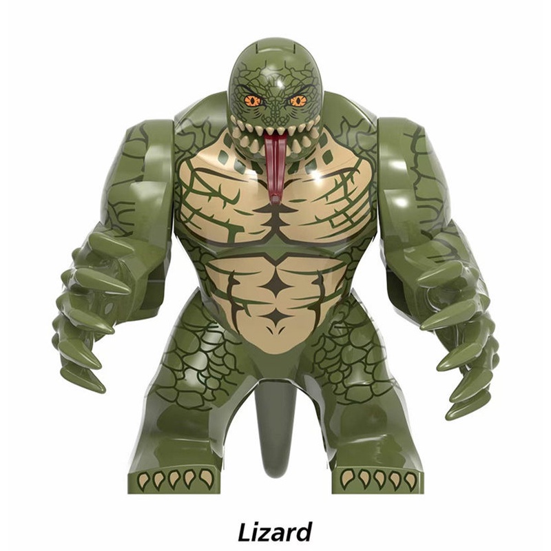 Bulding Block Lizard Big minitoy Superhero Black Panther Loki Toys ...