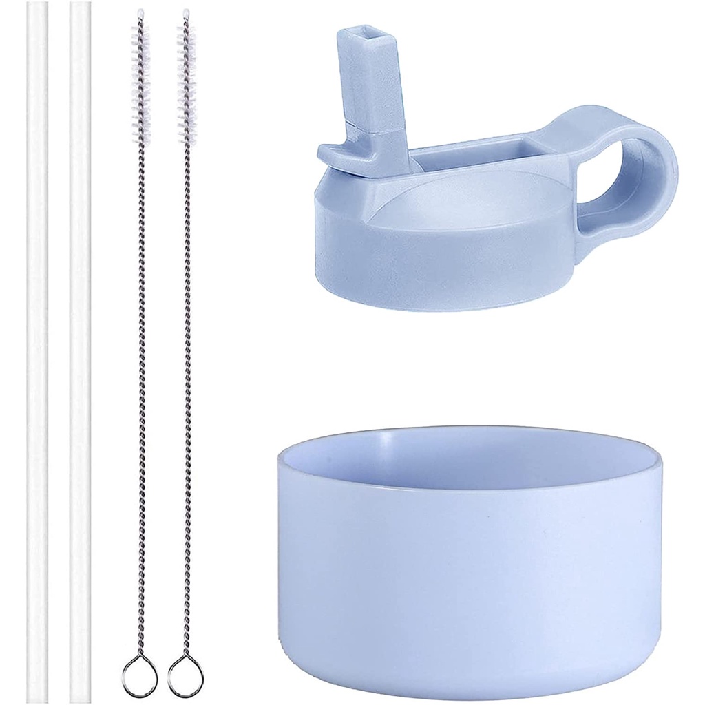 ♔Straw Lid and Boot for Hydro Flask Wide Mouth Insulated Water Bottle ...