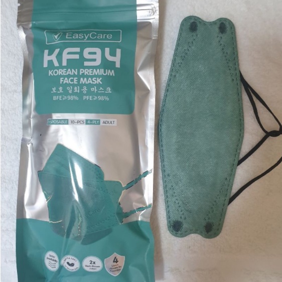 EASYCARE KF94 HEADLOOP MASK KF94 Hijab Mask Korea Adult Mask Head Loop ...