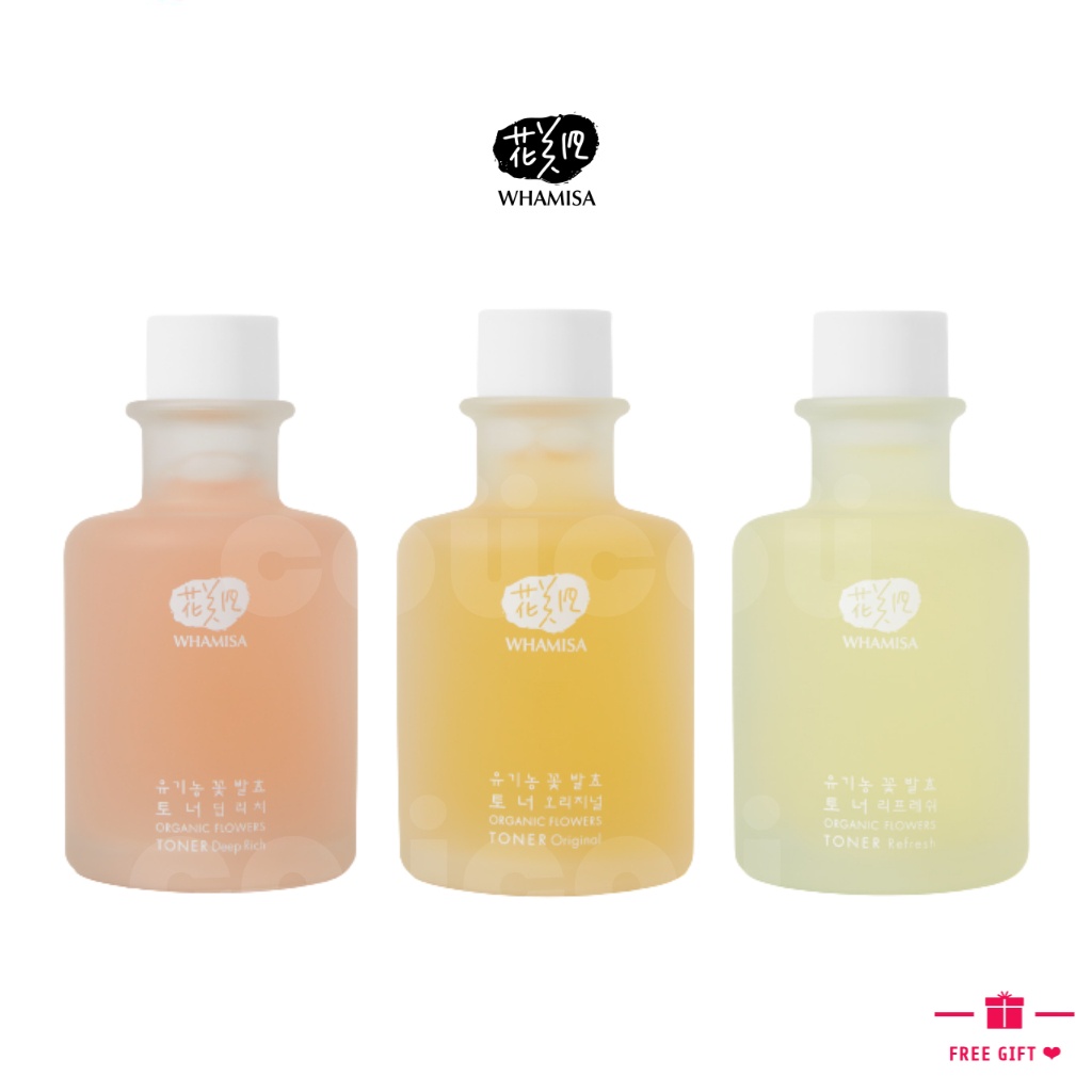 [WHAMISA] Organic Flower Fermentation Toner 155ml (Deep rich/ Original ...