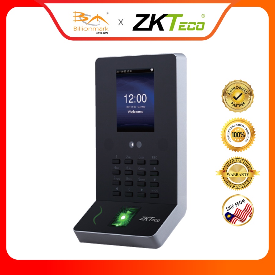 ZKTeco MULTIBIO 600 Door Access Multi-Biometric Time & Attendance Terminal with Basic Access ...
