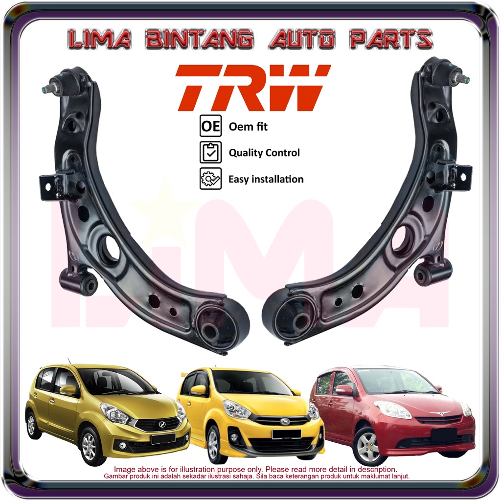 Perodua Myvi , Myvi Lagi Best , Icon Front Lower Arm , Control Arm ...