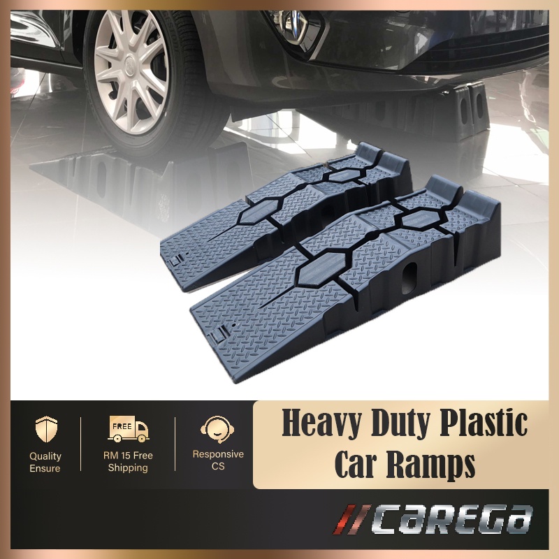 1Pair (2pcs) Heavy Duty Plastic Car Ramps Car Vehicle Truck Repairing ...