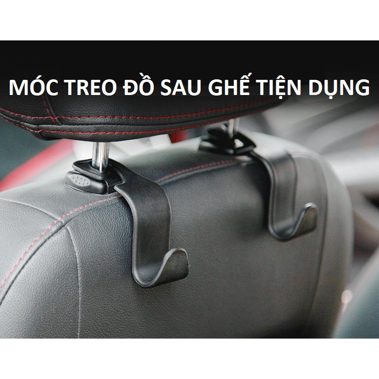 Car hanger set of 2 made of black plastic - Convenient and effective ...