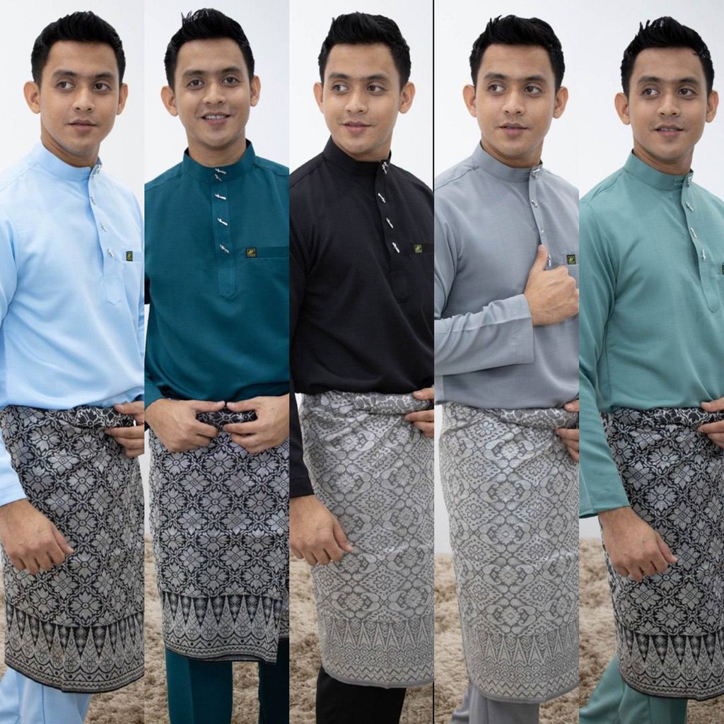 BAJU RAYA 2023 BAJU MELAYU DEWASA S-4XL BABY BLUE, TEAL BLUE, BLACK ...