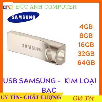 Samsung USB 4GB /8GB /16GB/ 32GB - Silver Metal Pendrive - Metal Case ...