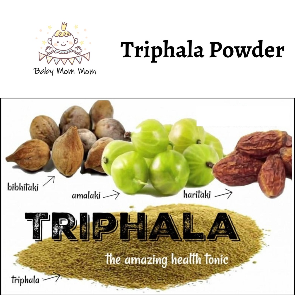 Organic Triphala Powder | Serbuk Trifala/Triphala Curna - Ayurveda ...