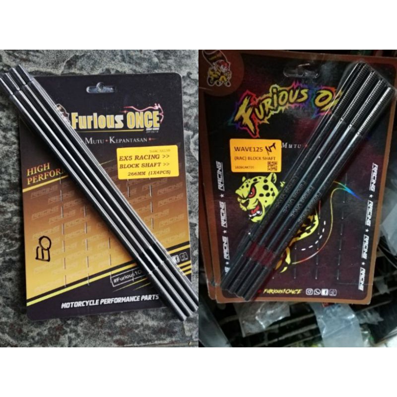 EX5 BLOCK TIANG RACING WAVE125 BLOCK TIANG BLOCK STUB FURIOUS ONCE ...
