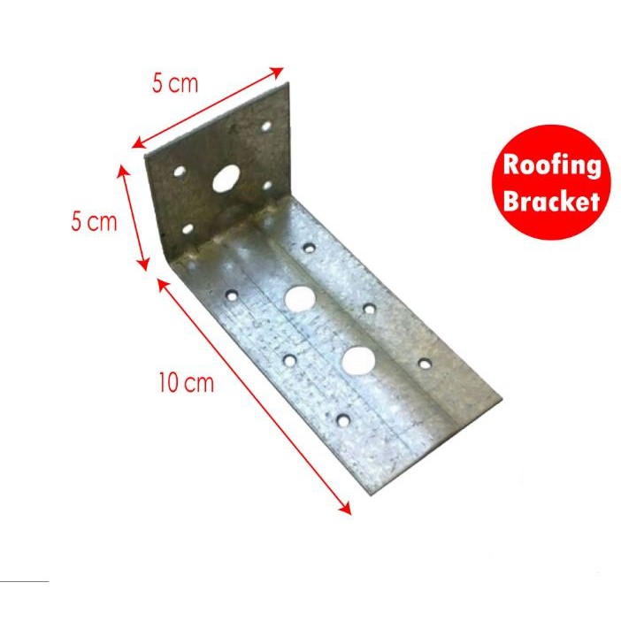 *HOME EXPERT* 2" x 4" x 1.5mm Galvanized Iron (GI) L Bracket / Angle L ...